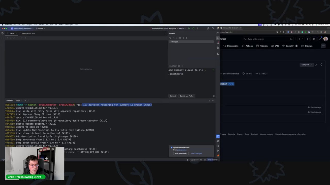 Github Action for Continuous Benchmarking #2