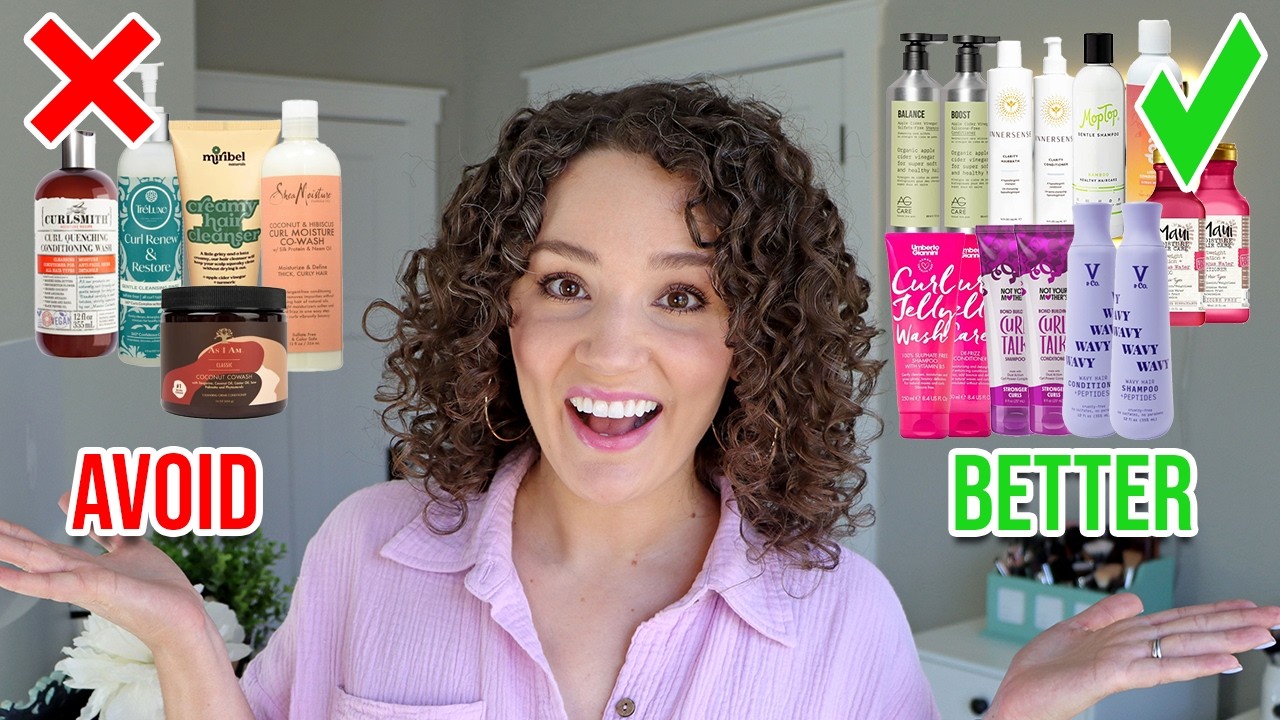 Best Shampoos & Conditioners for Curly & Wavy Hair + What to Avoid ❌