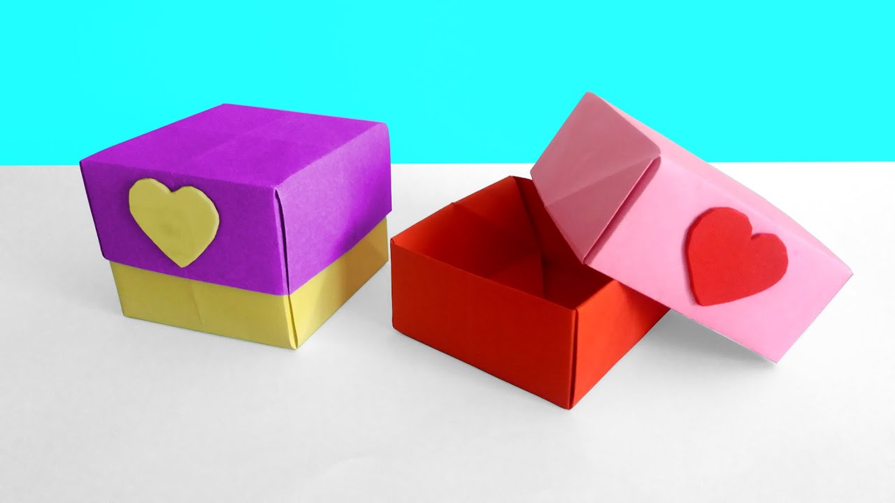 How to make a Paper Gift Box. Very easy