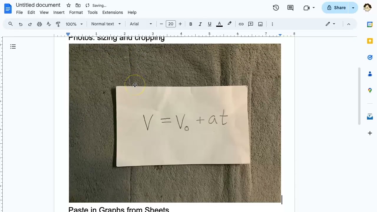 Using Google Docs to Write Lab Reports