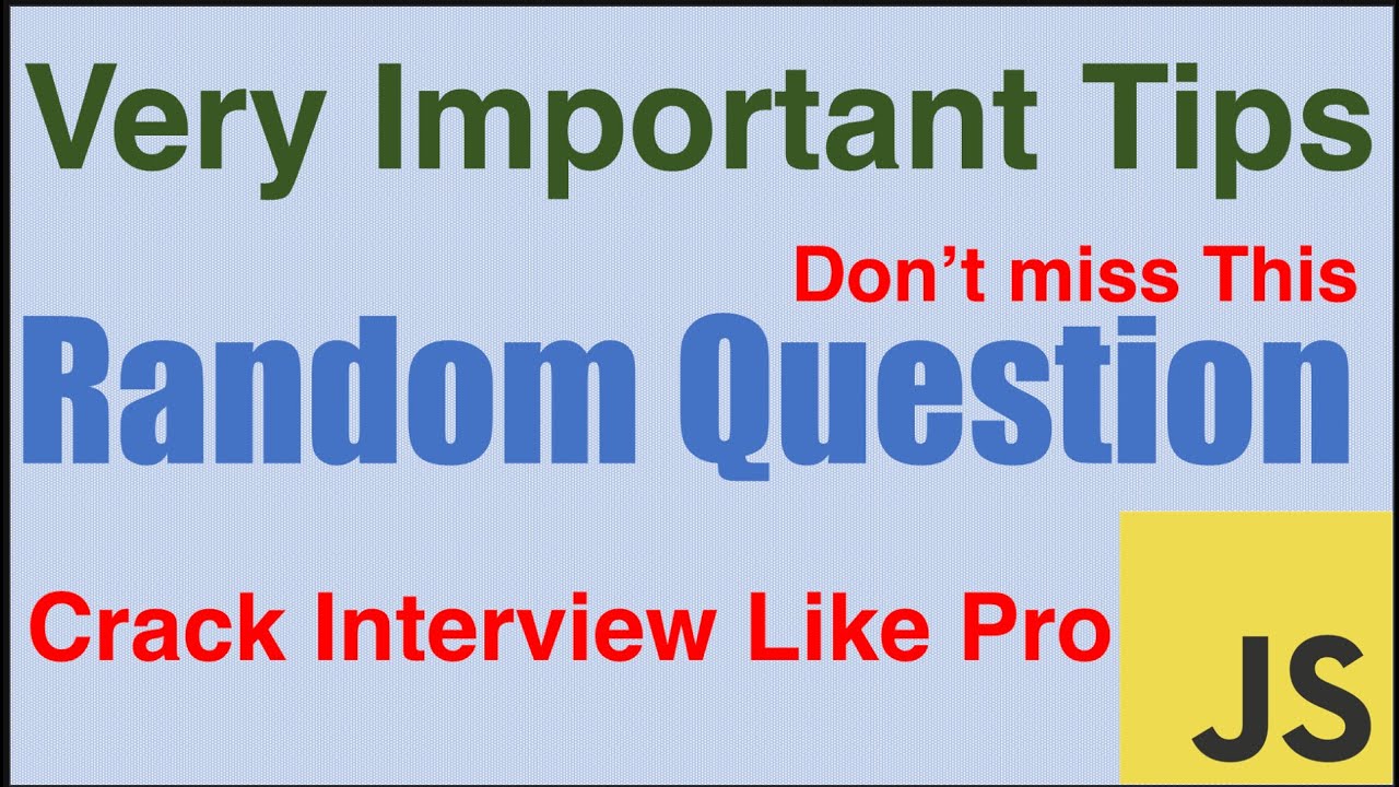 Mastering JavaScript Interview Questions 🔥 : Top Tips & Expert Answers! 🚀 Don't not miss this