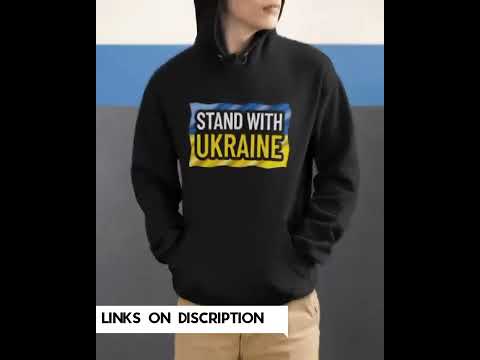 Stand with ukraine Hoodies | Ukrain Merch | Support ukraine | #ytshorts #shorts #fashion #ukraine
