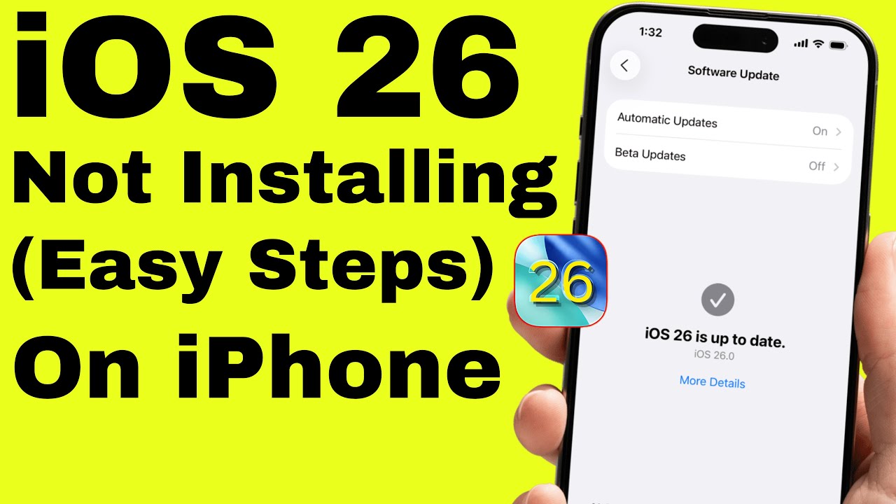 iOS 26.4.1 Not Installing Update on iPhone? Here's the fix!