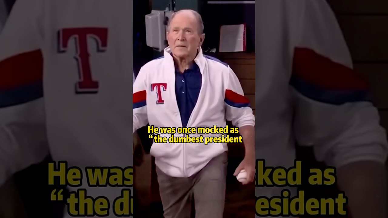 He was once mocked as the dumbest president #georgewbush #celebrities #foryou #fyp #usa