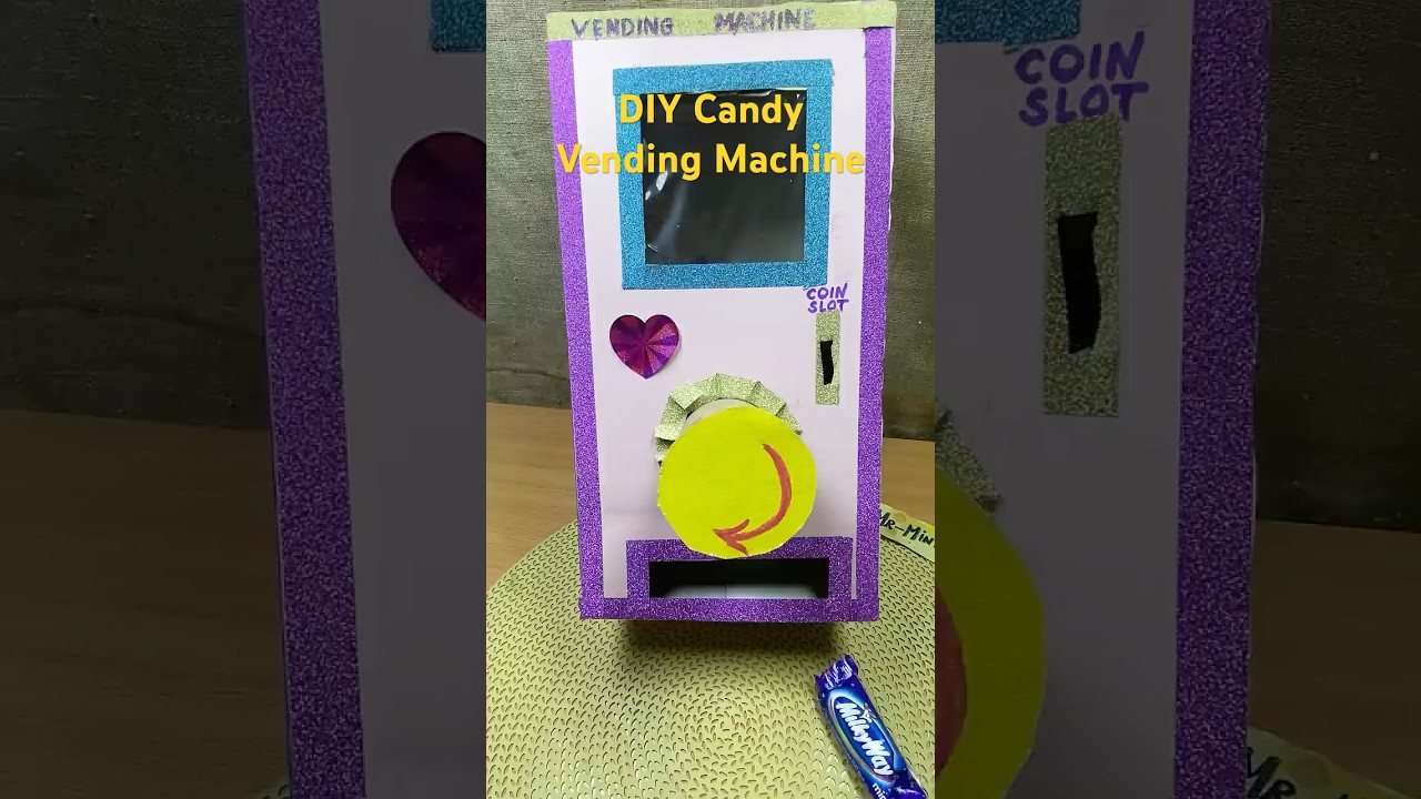 DIY Candy Vending Machine for Kids – Make Your Own at Home! 🍭