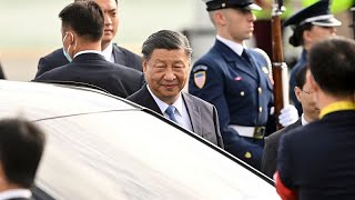Xi Jinping traf zum APEC-Gipfel in San Francisco ein, an dessen Rande sich die Staats- und ...