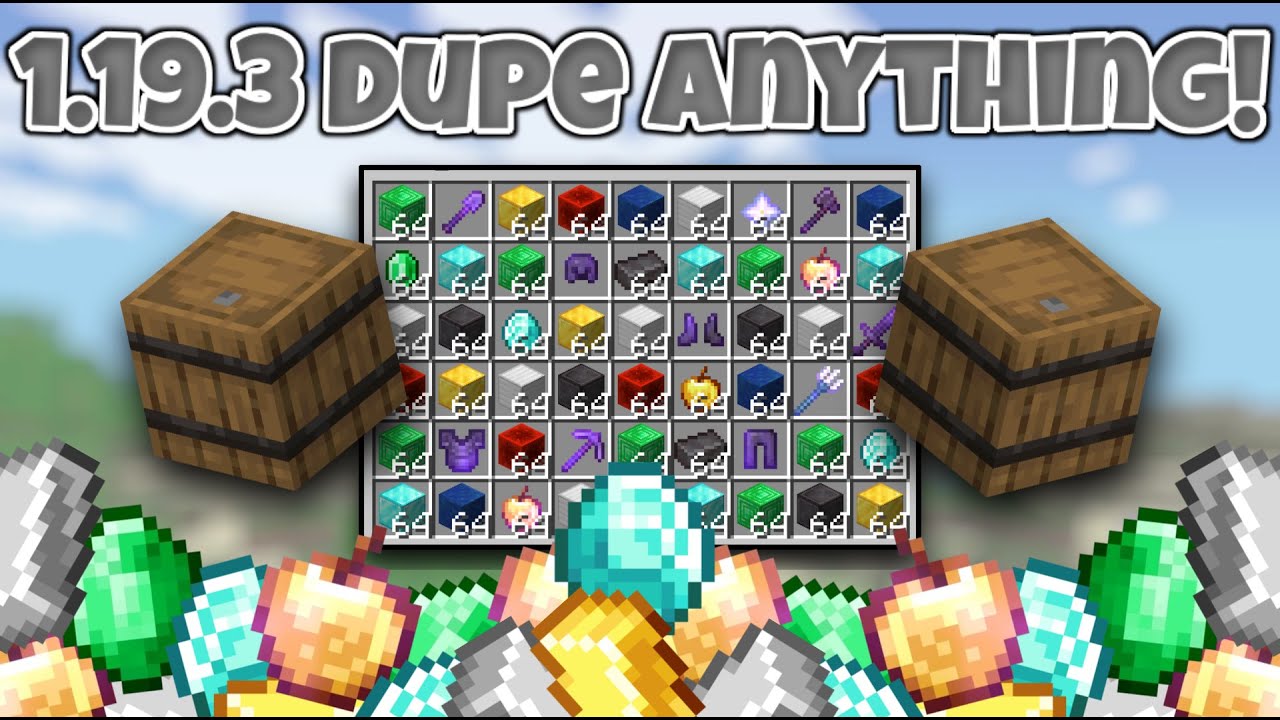 How To Dupe Anything In Minecraft 1.19.3 Java Tutorial - Duplication Glitch (UPDATED)