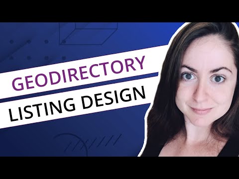 Design GeoDirectory Business Listings with Elementor Pro