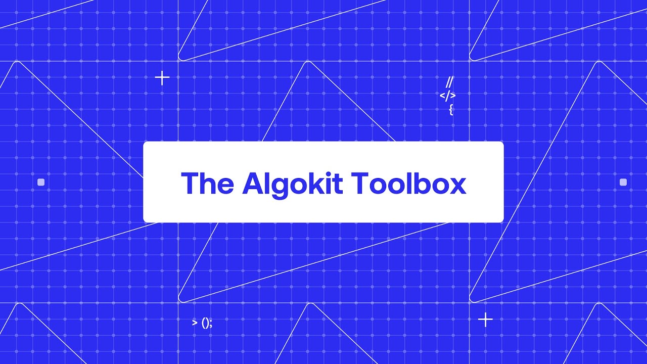 The AlgoKit Toolbox
