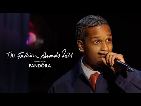 A$AP Rocky Wins the Cultural Innovator Award | The Fashion Awards 2024 presented by Pandora