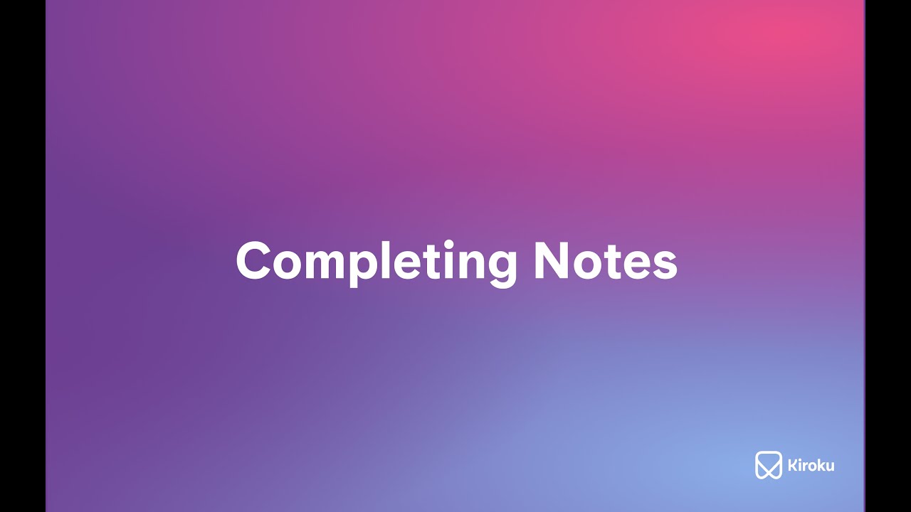 Completing Clickable Notes | Kiroku Tutorial