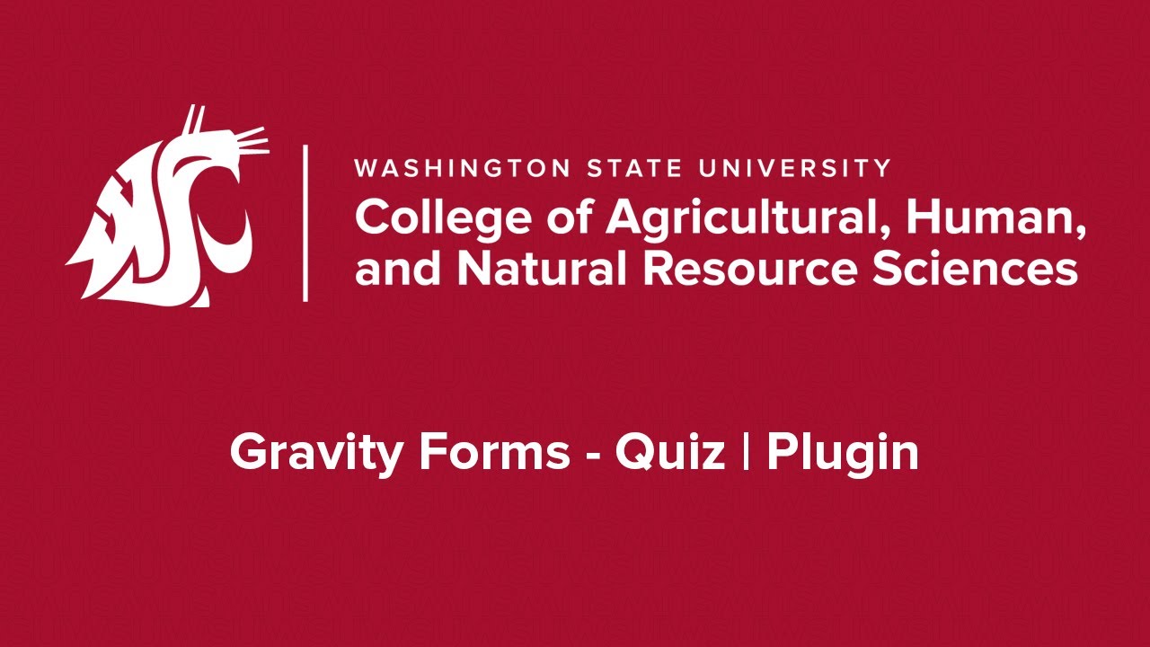 Gravity Forms Quiz Addon | Plugins
