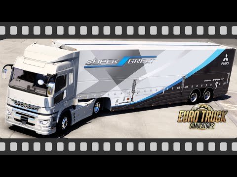 Steam Community :: Video :: [ETS2] 三菱ふそうスーパーグレートと東邦車輌ウイングセミトレーラで西フランスのリゾート地