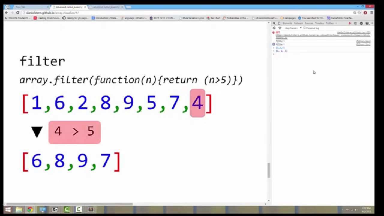 JavaScript Filters Explained