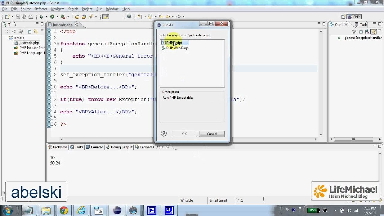 The set_exception_handler Function in PHP