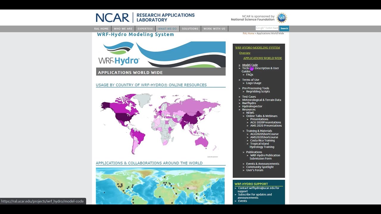 WRF-Hydro Online Resources