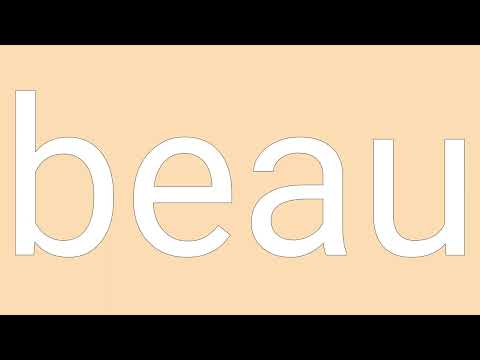 Beau Definition & Meaning
