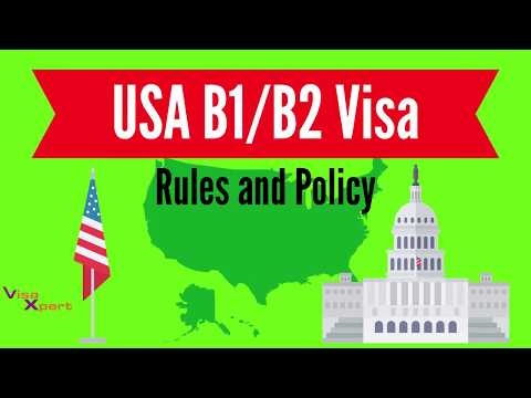 USA B1 B2 Visa Rules and Policy | USA Tourist Visa-10 Year Multiple Visa-B1/B2-USA