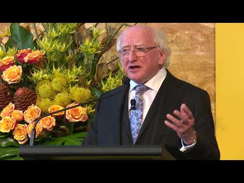 Michael D. Higgins, President of Ireland, delivers Keynote Address at UNSW Sydney.