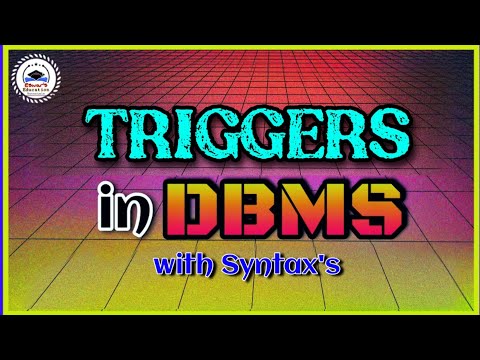 TRIGGERS in DBMS || PL/SQL in Telugu