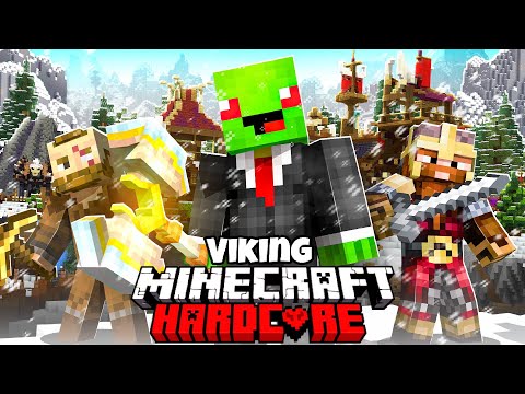 100 Players Simulate Minecraft's Viking Hunger Games.. REMATCH!