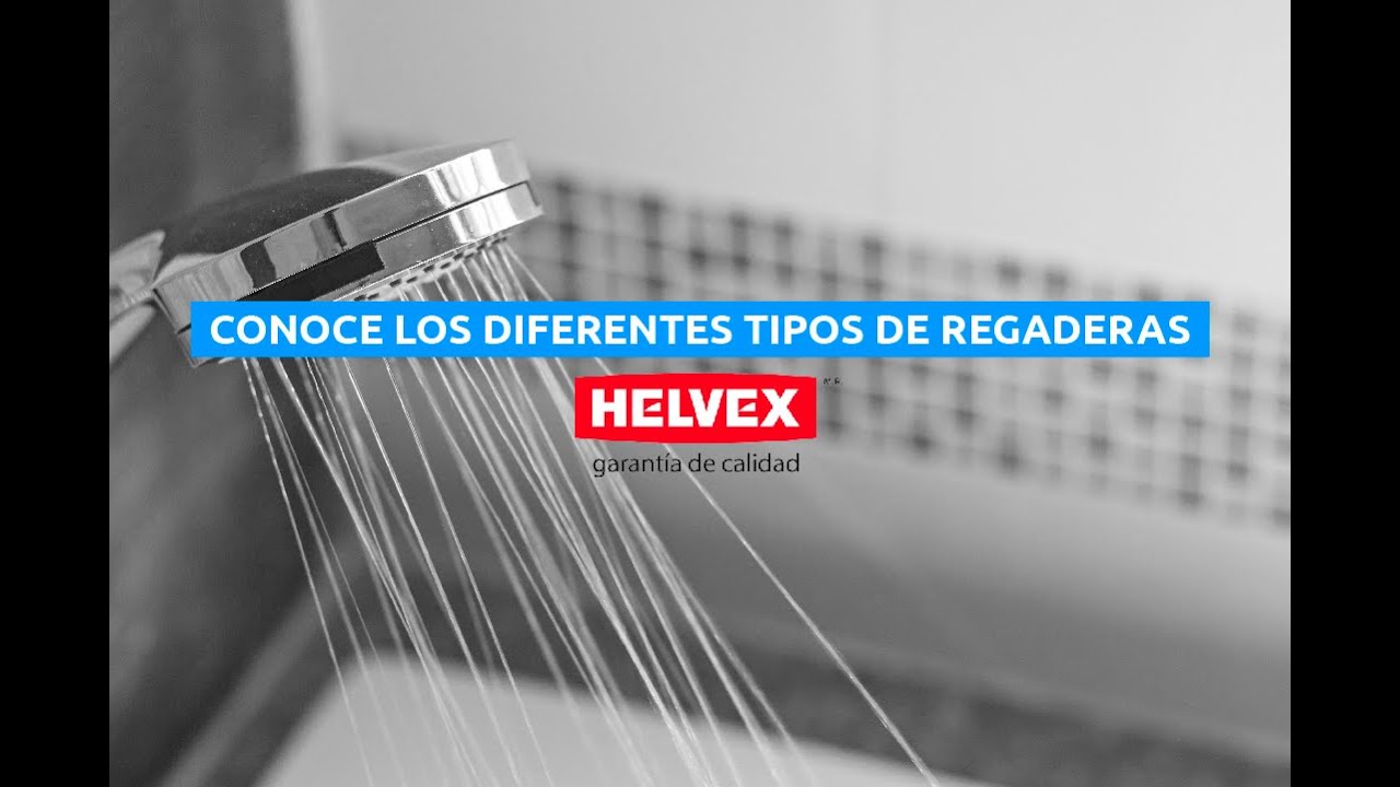 Conoce los diferentes tipos de regaderas