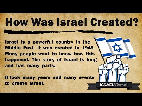 How Was Israel Created? 🇮🇱|| Learn English Through Story || Level 3 Graded Reader 📚🎧