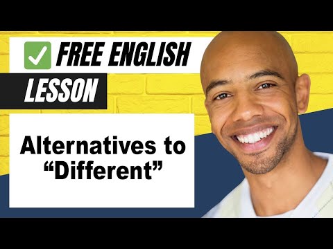 5 Words To Use Instead of Different - English Speaking Lesson