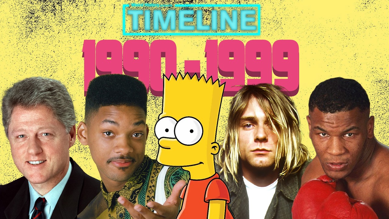 Timeline: The 90s - Everything That Happened In The 90s | Compilation
