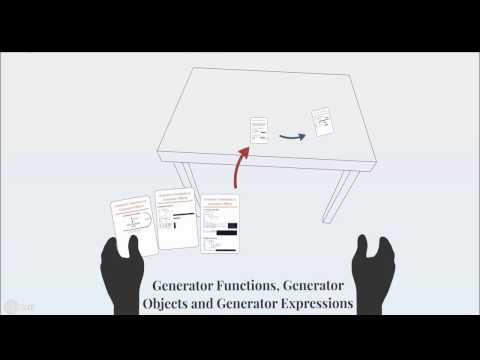 Python - Generator Functions, Generator Objects and Generator Expressions