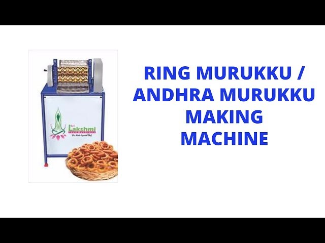 Murukku Making machine - Ring Murukku Making Machine Trader - Retailer ...