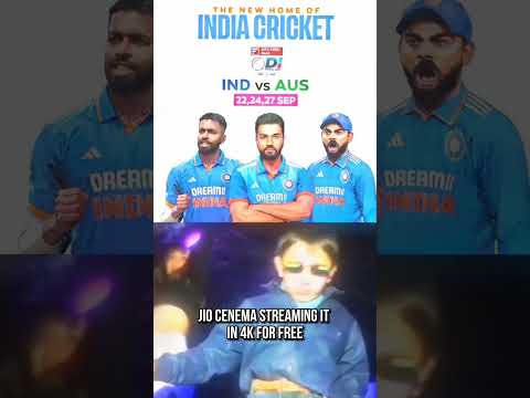 jio cenema streaming ind vs aus for free 🤯||