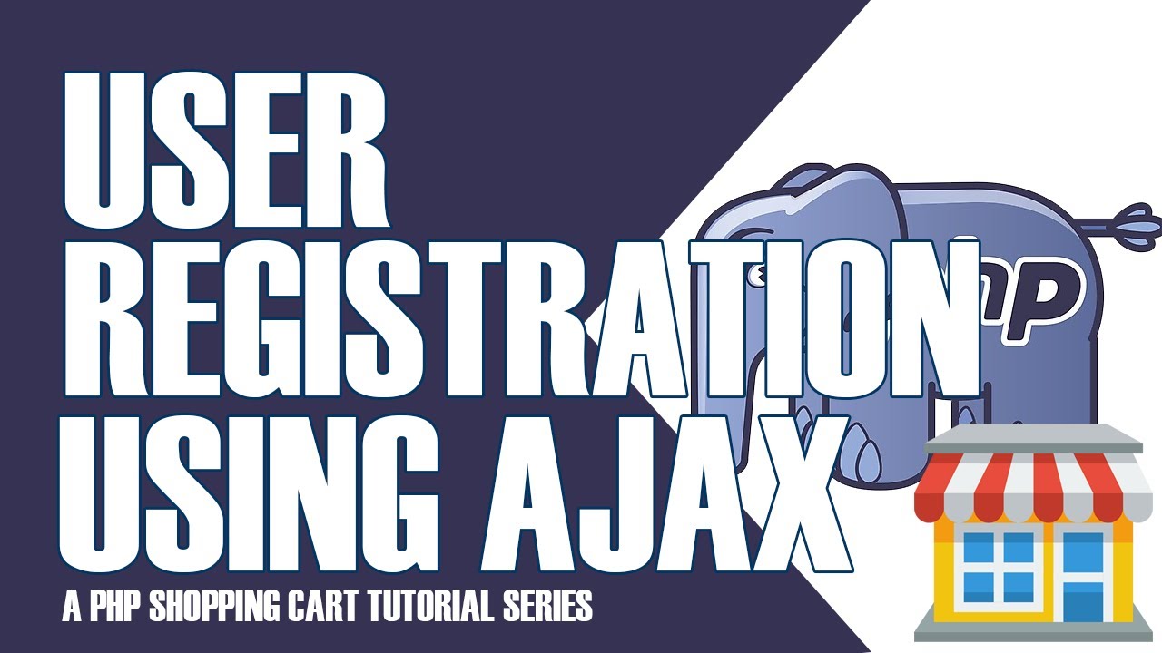 PART 6 | CREATING USER REGISTRATION PAGE USING PHP/MYSQL | PHP SHOPPING CART TUTORIALS