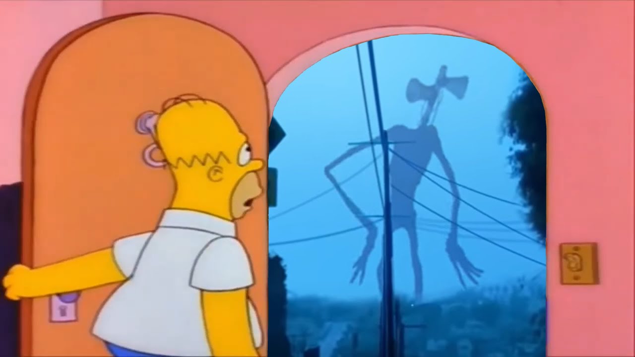 Siren Head spooks Homer