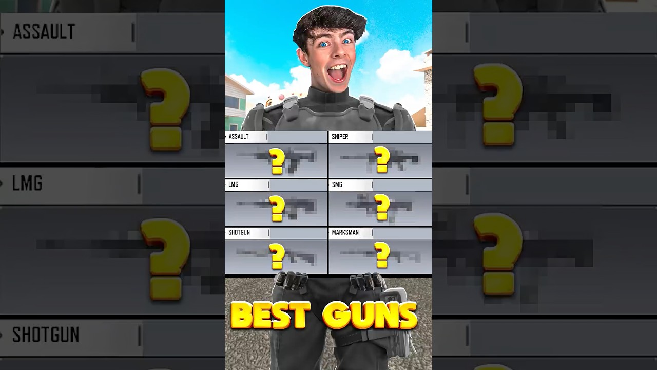 THE BEST GUN FOR EVERY CATEGORY in COD Mobile