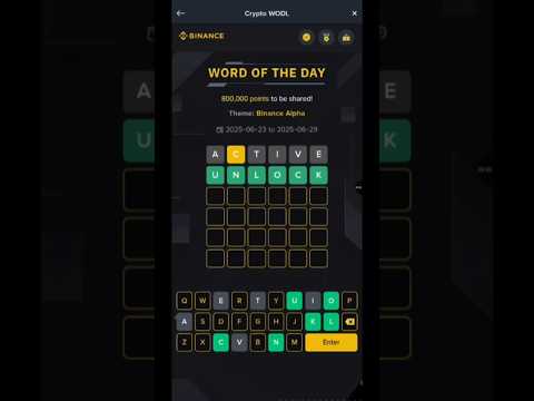 Binance Word Of The Day 23-06-2025 To 29-06-2025 shorts viral #binance #crypto #bitcoin