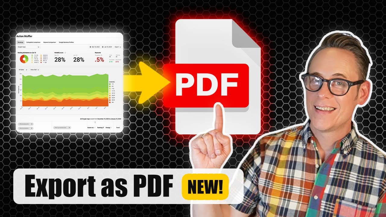 🆕 PDF Reports in the Whitespark Local Rank Tracker