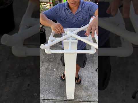 How to build an awesome dragon fruit trellis from PVC