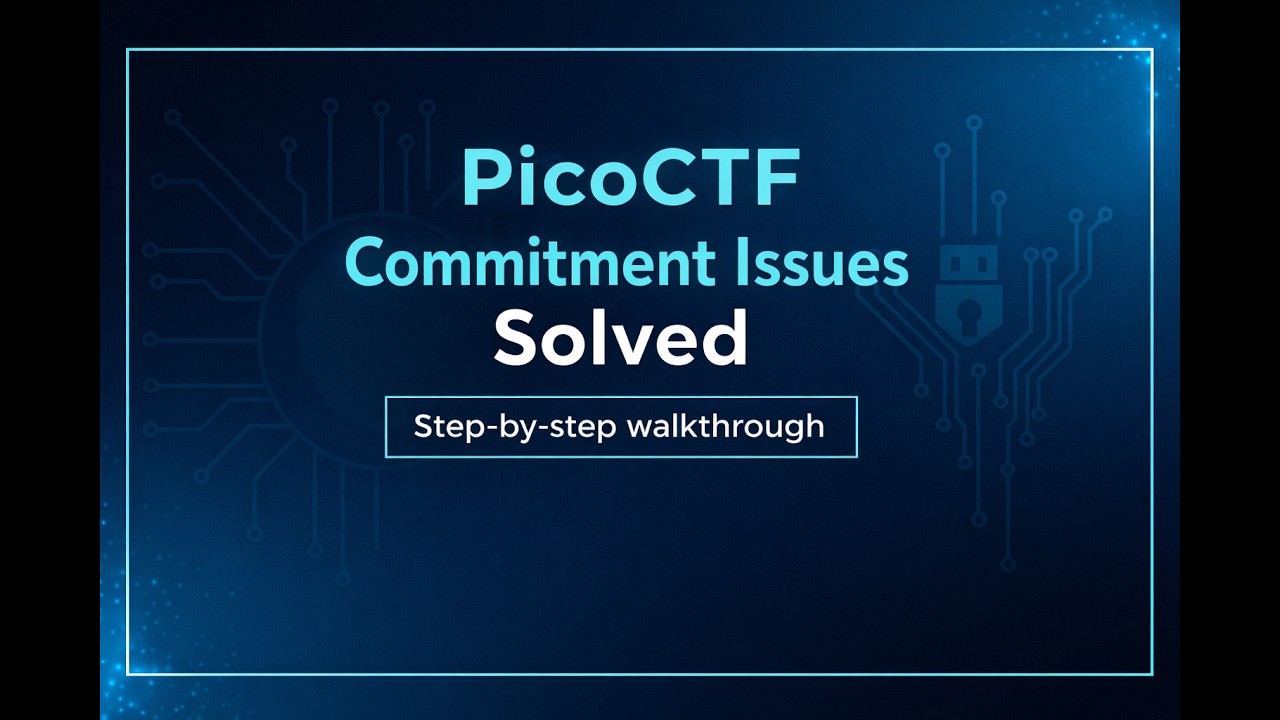 PicoCTF Commitment Issues | Step-by-Step Solution