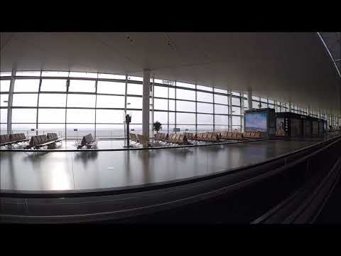 All Alone at Nanjing Airport in China