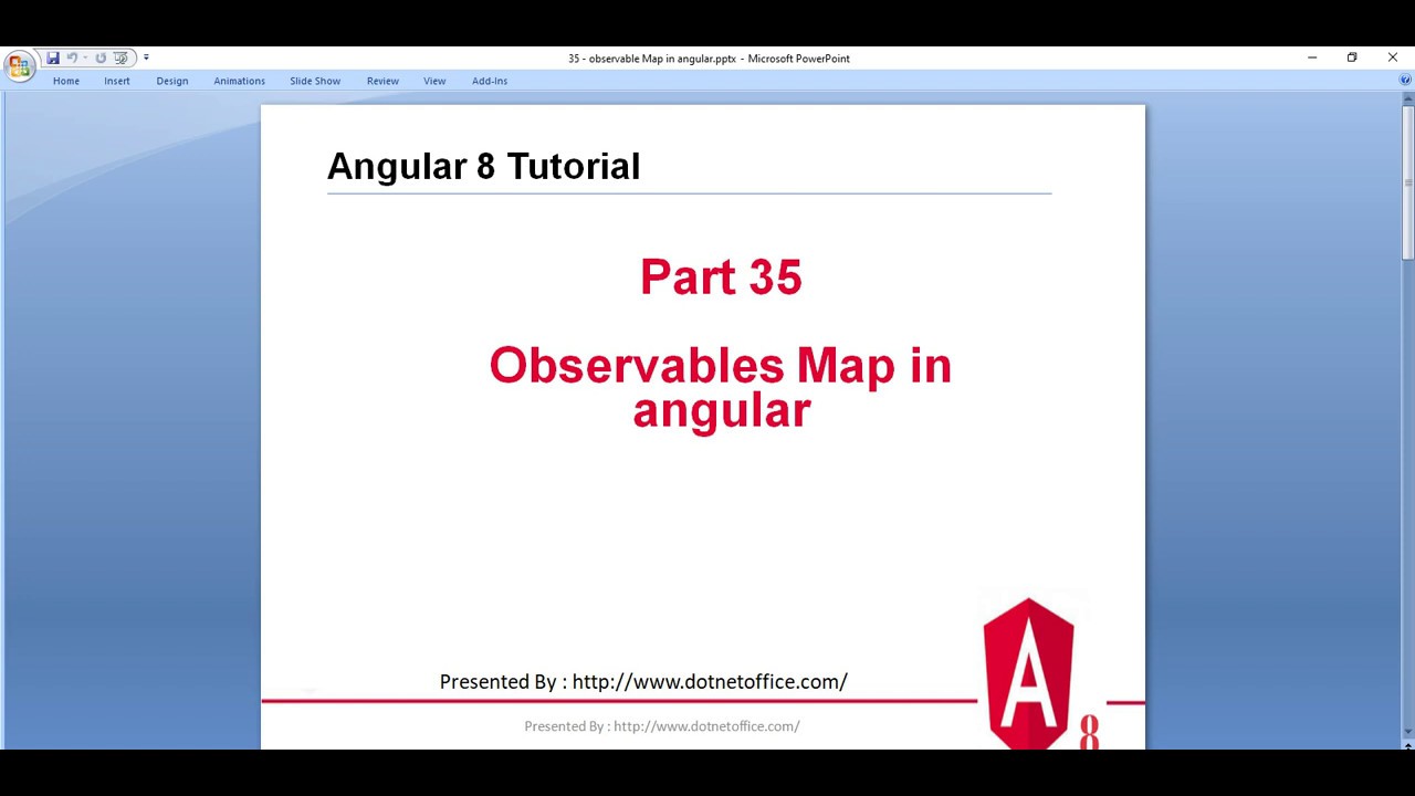 Part-35 : Observable Map in angular | Angular 8 tutorials