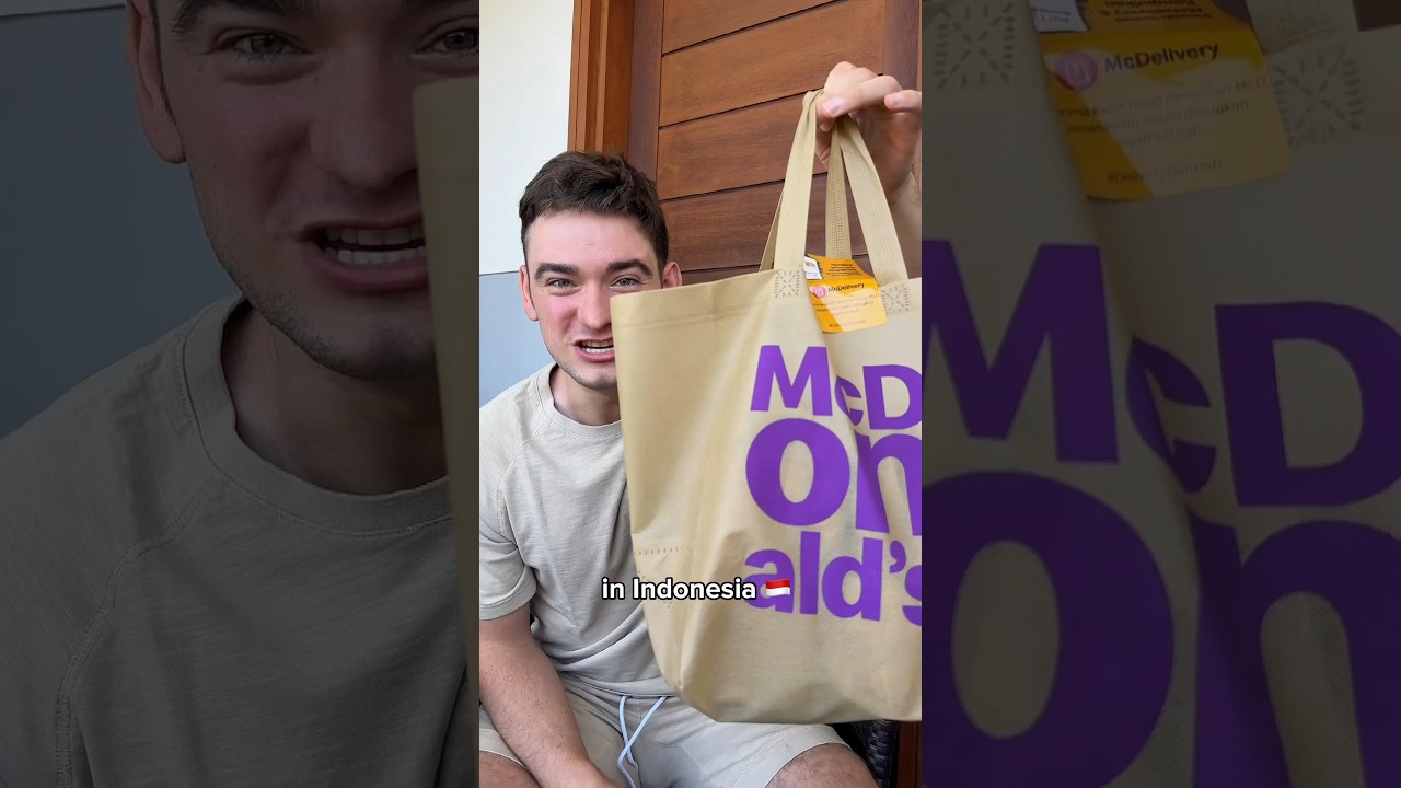 McDonald’s in Indonesia is WILD 🇮🇩 #shorts #mcdonalds #indonesia