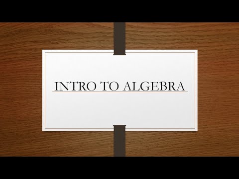 Basic Concept in Algebra|Definition of Terms|Algebra