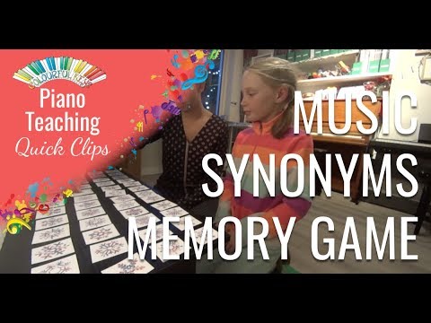 CKQC014: ‘Snowflake Synonyms’ game for matching music terms
