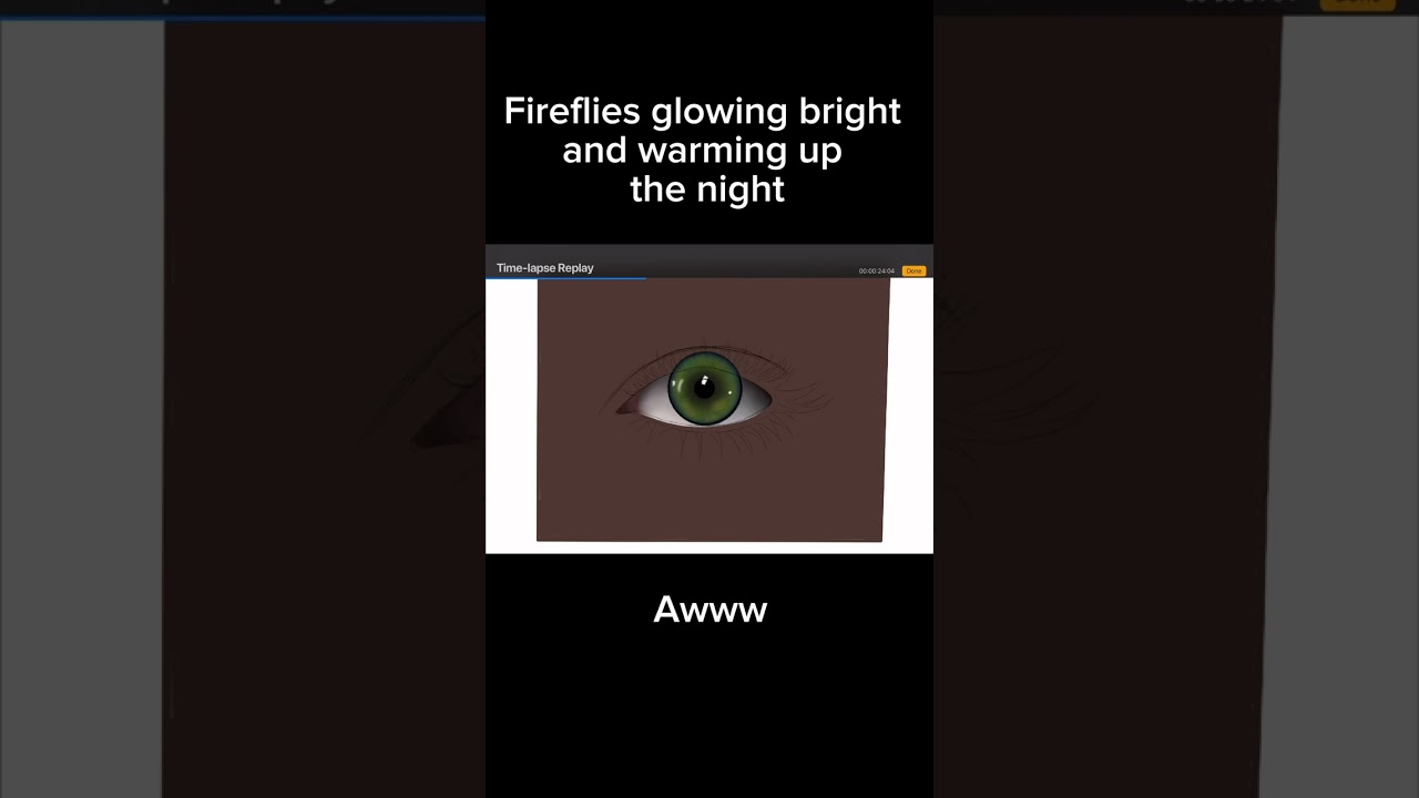 The eye colour ballad 💚👁️ #art #procreate #greeneyes #lyricart