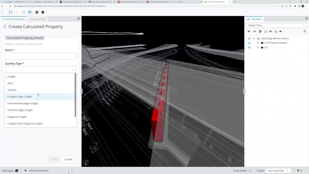 Grouping and Mapping: Organize and Report on Digital Twin Data