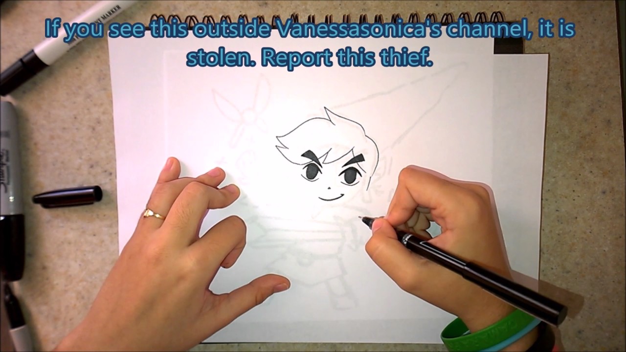 How to draw Toon Link (general audiences)