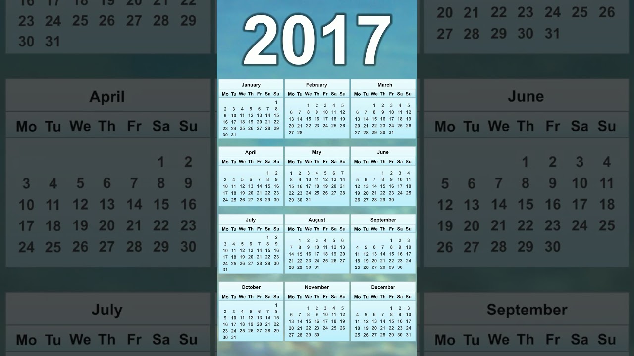 2017 Calendar