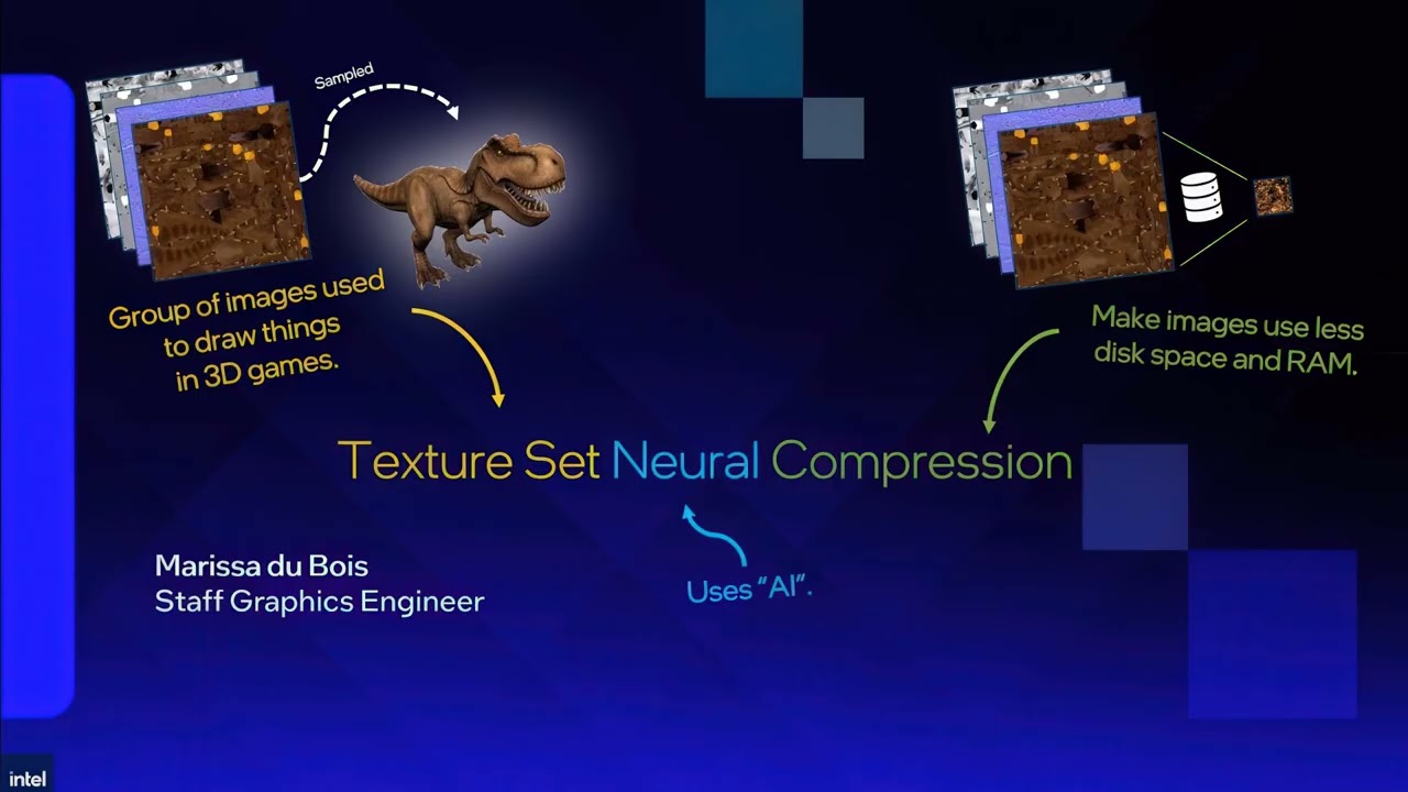Intel Presents Its Own Texture Set Neural Compression SDK Up to 18x Smaller Textures