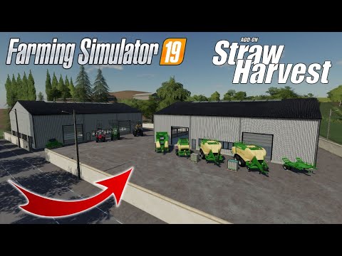 FS19 - DECOUVERTE ADD-ON STRAW HARVEST - FARMING SIMULATOR 19 - Review ...